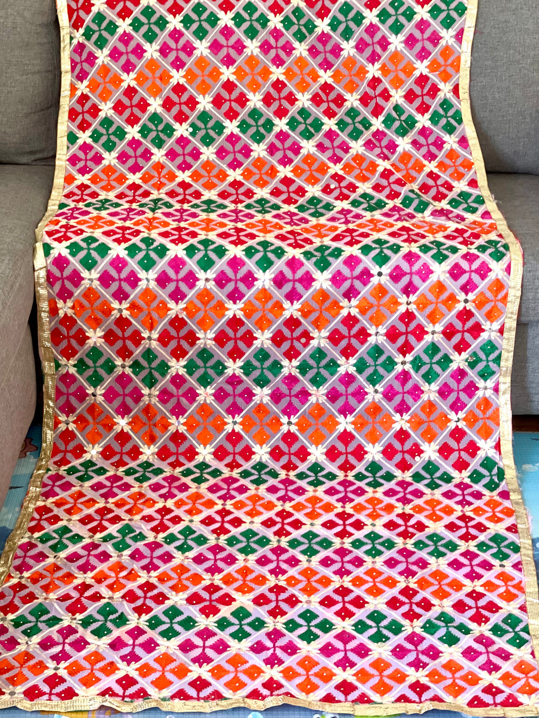 Buy Phulkari Dupatta Online-MannatJewelz – Mannat Jewelz