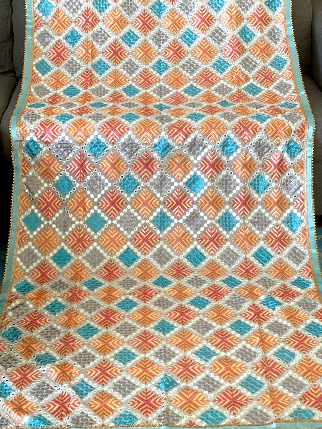 Buy Phulkari Dupatta Online-MannatJewelz – Mannat Jewelz