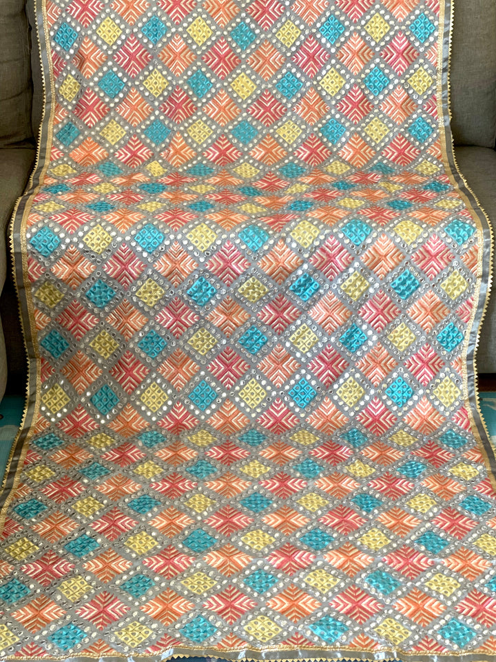 Buy Phulkari Dupatta Online-MannatJewelz – Mannat Jewelz
